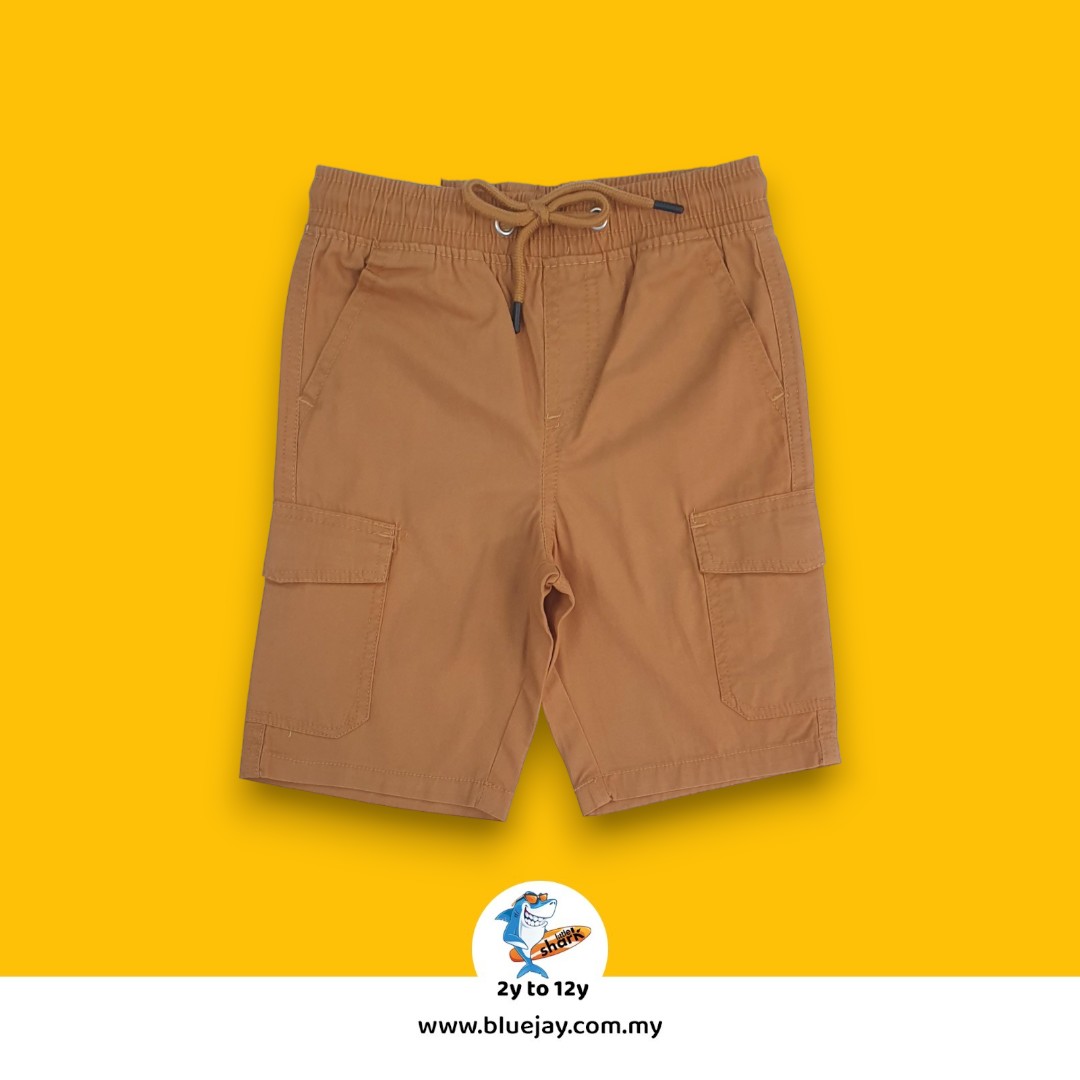 Little Shark Cargo Twill Short Pant - Blue Jay
